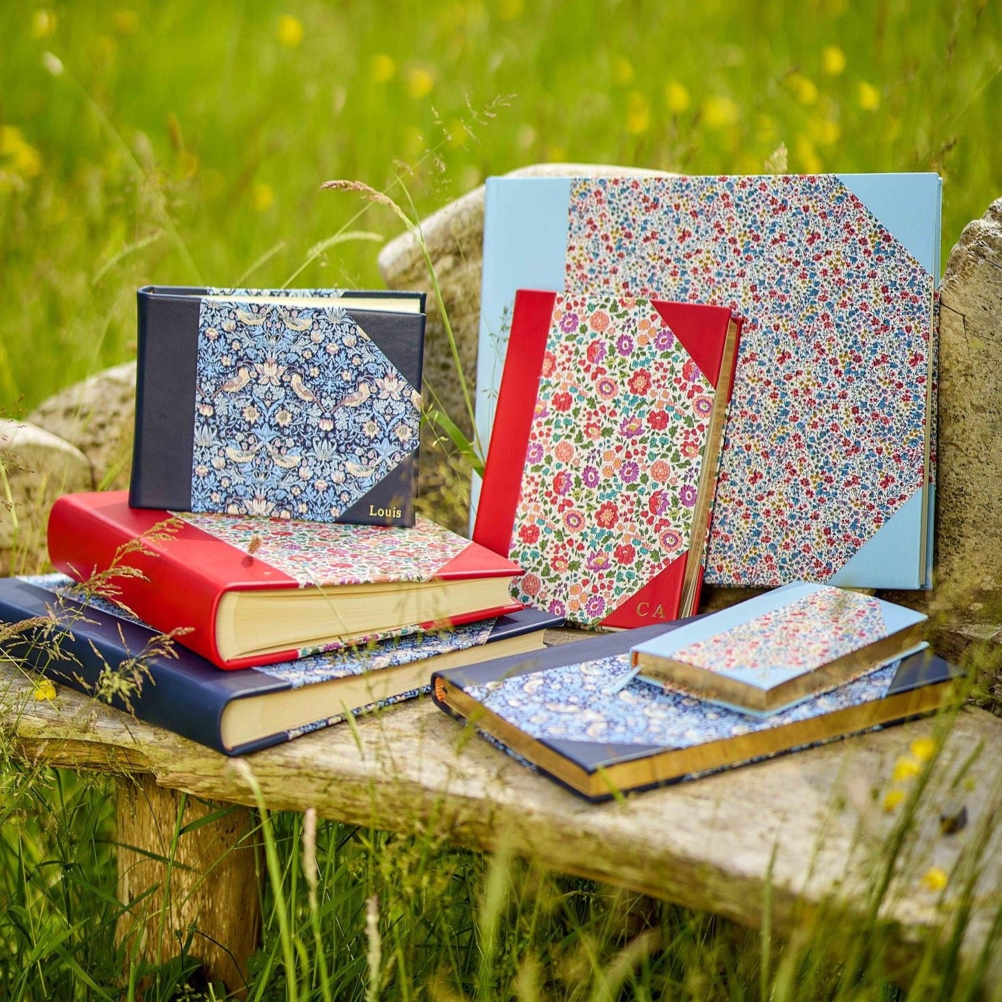 Landscape Photo Album made with Liberty Fabric – Noble Macmillan