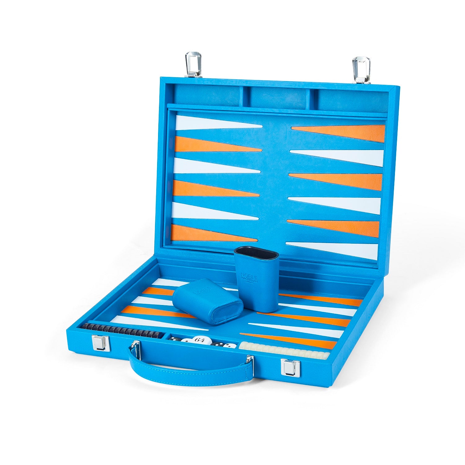 Chelsea Large Backgammon Board in Turquoise – Noble Macmillan