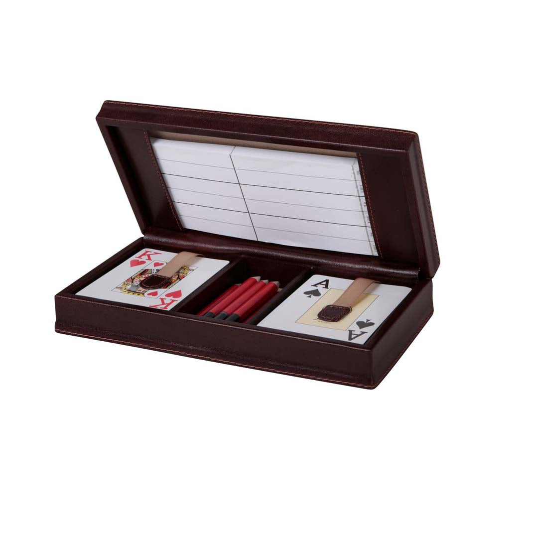 Luxury Bridge Game in Mocha – Noble Macmillan